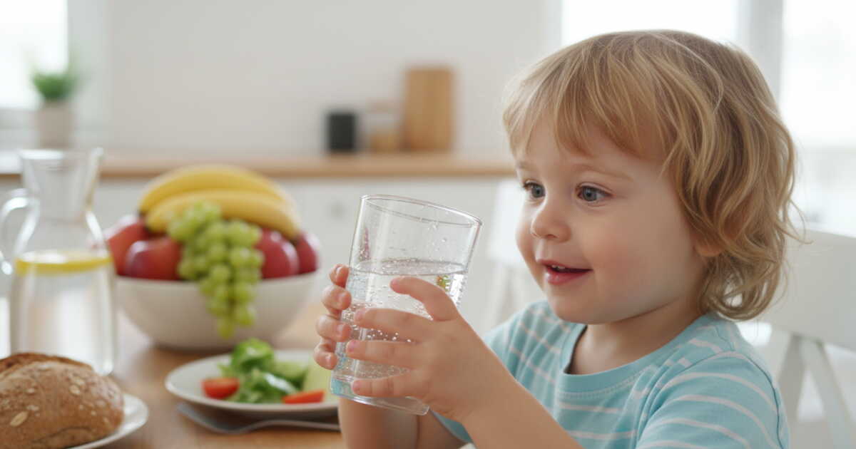 Mon fils ne boit que de l'eau pétillante : est-ce bon pour les enfants ...